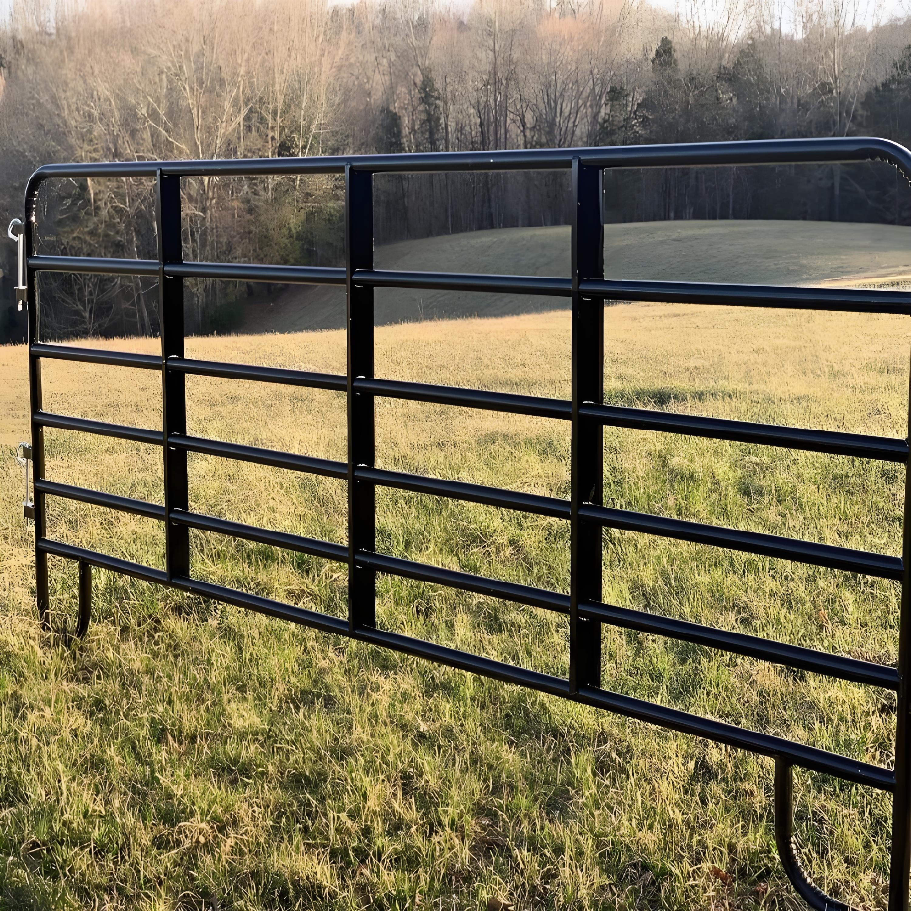 Fence galvanizzata in acciaio a 5 binari per bestiame e cavalli